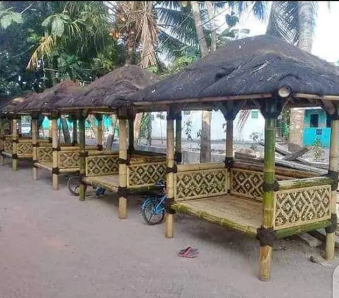 saung gazebo bambu murah | Lazada Indonesia