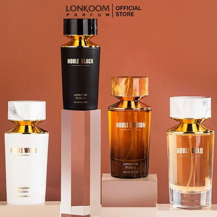 LONKOOM NOBEL BLACK 100 ML PERFUME ORIGINAL | Lazada