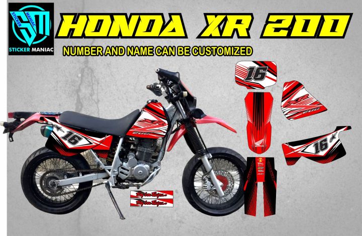 Honda XR 200 Full body decals | Lazada PH