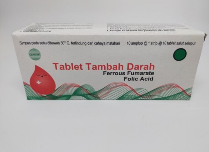 Suplemen Tablet Tambah Darah Salut Selaput RAMA isi 100 Tablet | Lazada ...