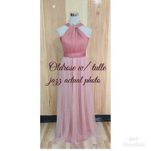 INFINITY DRESS WITH TULLE AND ATTACHED TUBE | Lazada PH