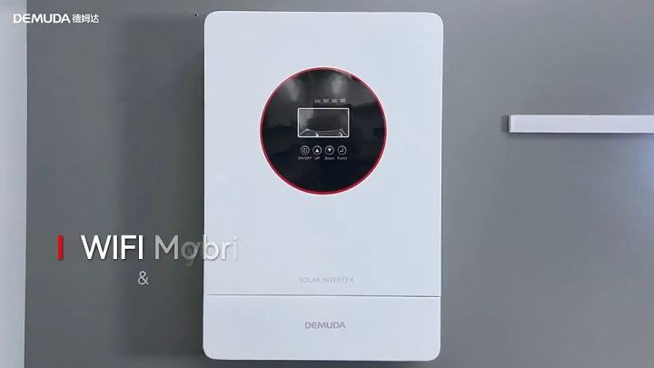DEMUDA 6.2kW Pure Sine Wave Solar Hybrid Inverter with Built-in 100A ...