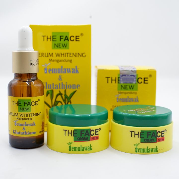 THE FACE Cream & Serum Temulawak Original Bpom | Lazada Indonesia