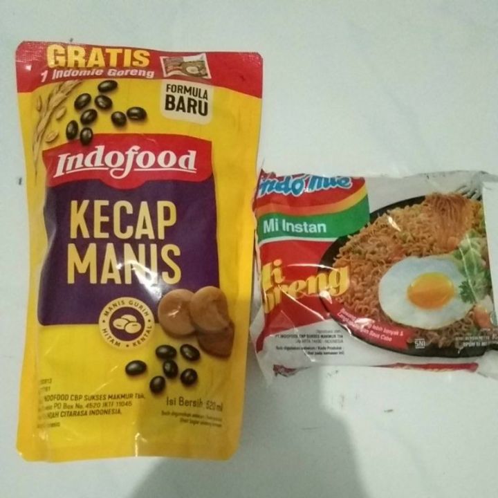 1 KECAP MANIS INDOFOOD 520 ML BONUS 1 INDOMIE MIE GORENG BISA COD PROMO ...