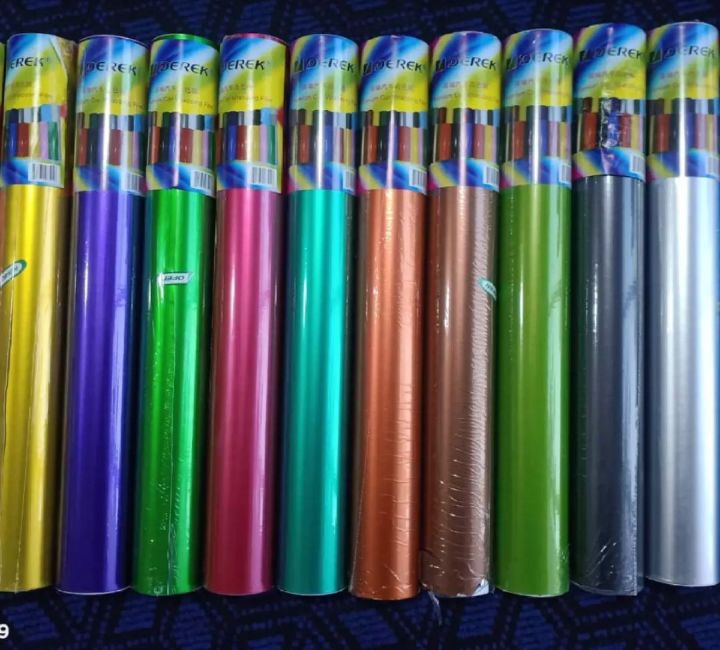 Sticker Derek Matte metallic Satin doff Ukuran 50cm*9m (1roll) | Lazada ...