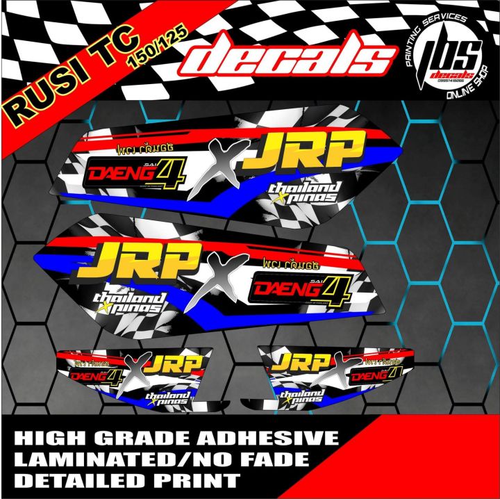 RUSI TC 125/150/175 DECALS | Lazada PH
