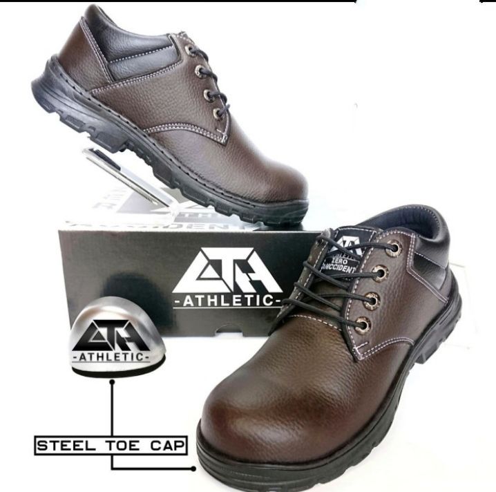 Sepatu Safety Low Boots ATH Design ATH Safety Shoes Low Boots Brown Mix ...