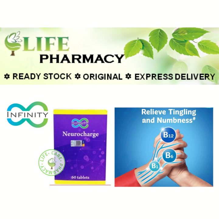 [NEW] INFINITY NEUROCHARGE 60S (Vit B1, B6, B12, ALA) | Lazada