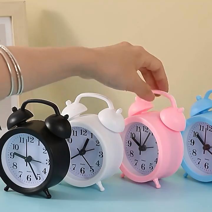 Kids Silent Desktop Alarm Clock Durable Premium Mini Simple Alarm Clock ...