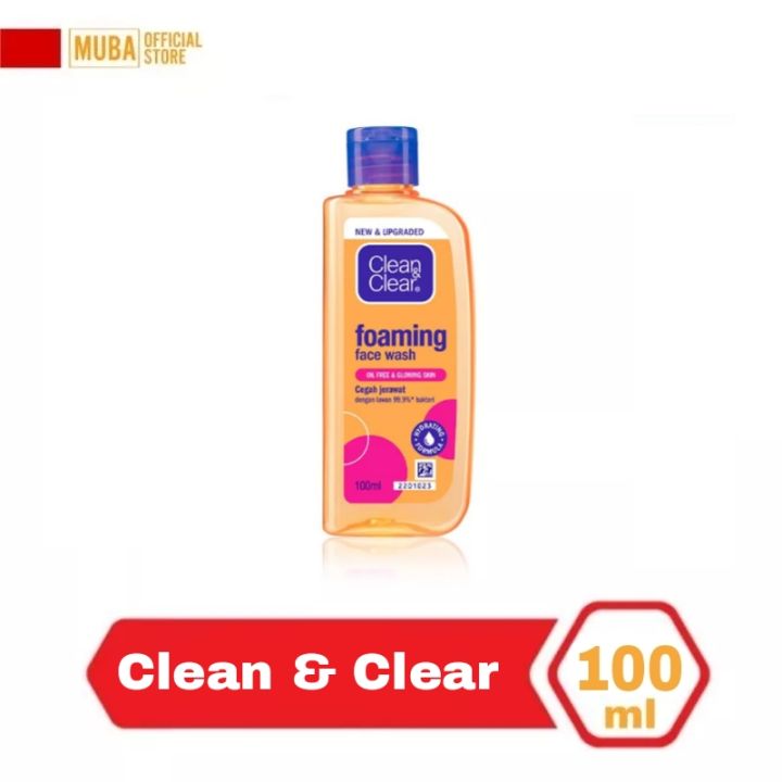 Clean & Clear Foaming Face Wash 100 ml | Lazada Indonesia