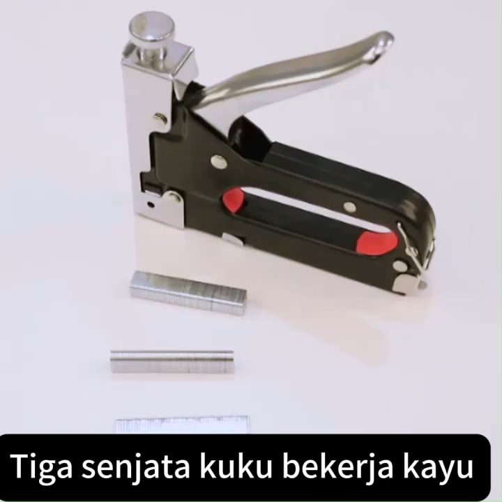 3in1 Staples Stapler Staple Gun Alat Tembak Paku Staples Manual Gratis ...