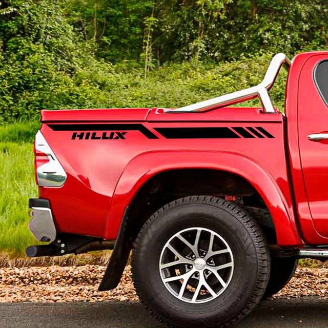 Stiker mobil toyota hilux sticker list body bak hilux cutting stiker ...