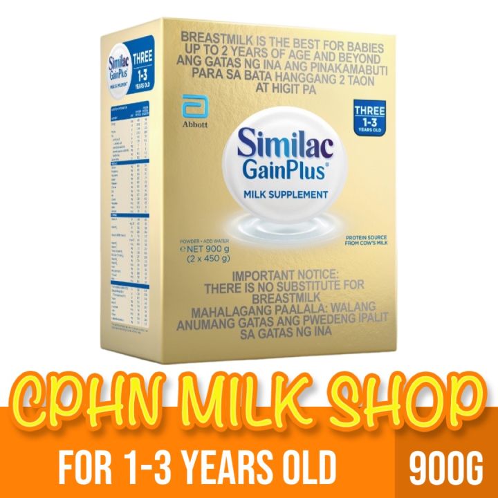 Similac GainPlus 900G (1-3 years) | Lazada PH