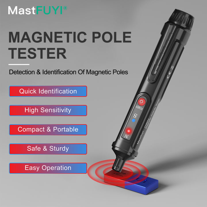 MASTFUYI Magnetic Pole Tester - Accurate N/S Polarity Identification ...