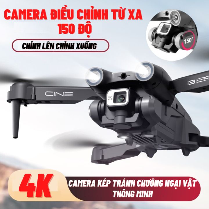 Flycam Giá Rẻ Drone Mini I3 Pro Max - Máy Bay Điều Khiển Từ Xa 4 Cánh ...