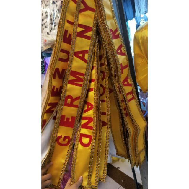 UNITED NATION SASH (pls msg us kung ano ilalagay) | Lazada PH