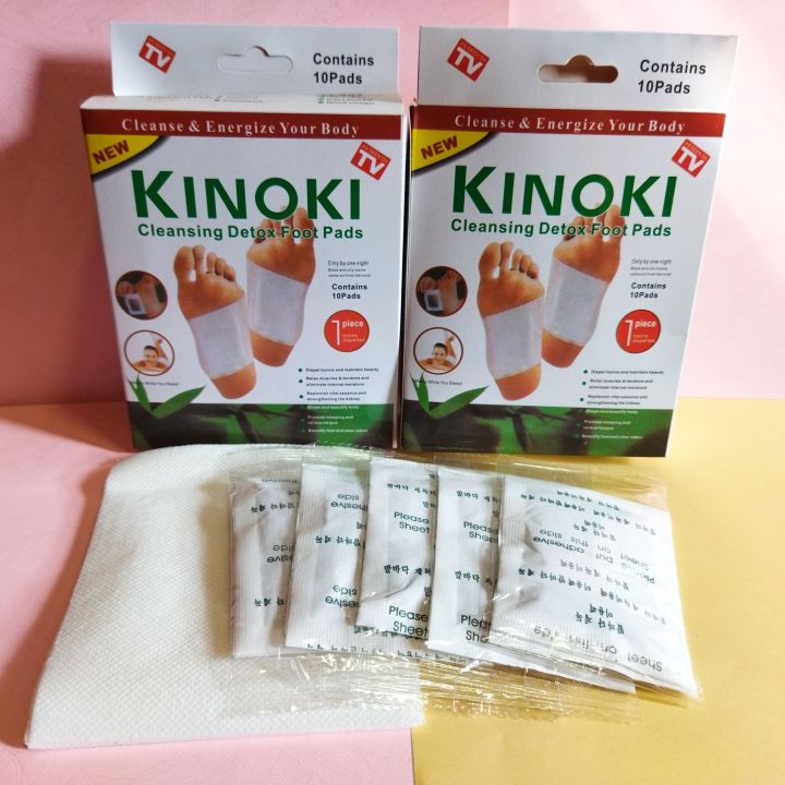 KINOKI Cleansing Detox Foot Pads Contains 10Pads | Lazada PH