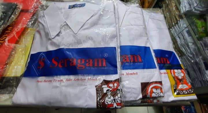 Seragam logo SD lengan pendek merk SERAGAM | Lazada Indonesia