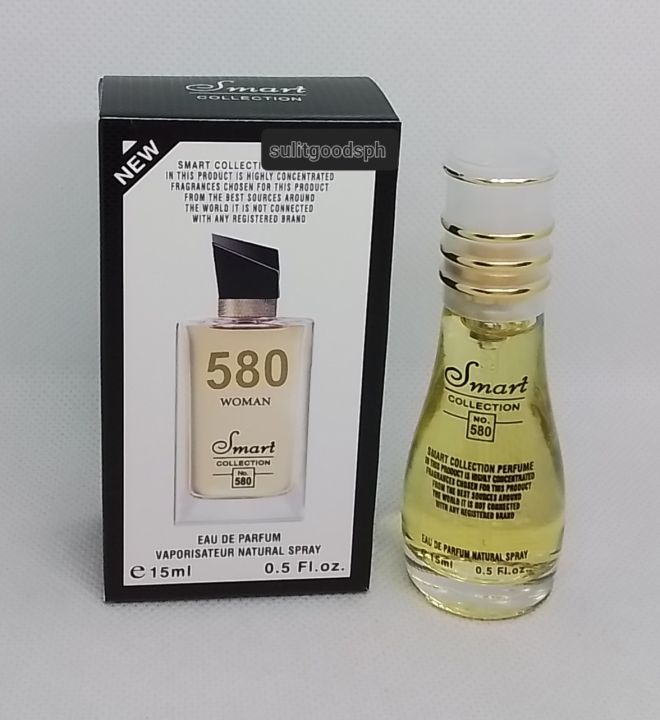 SMART COLLECTION PERFUME NO. 580 FOR WOMEN 15 ML EDP | Lazada PH