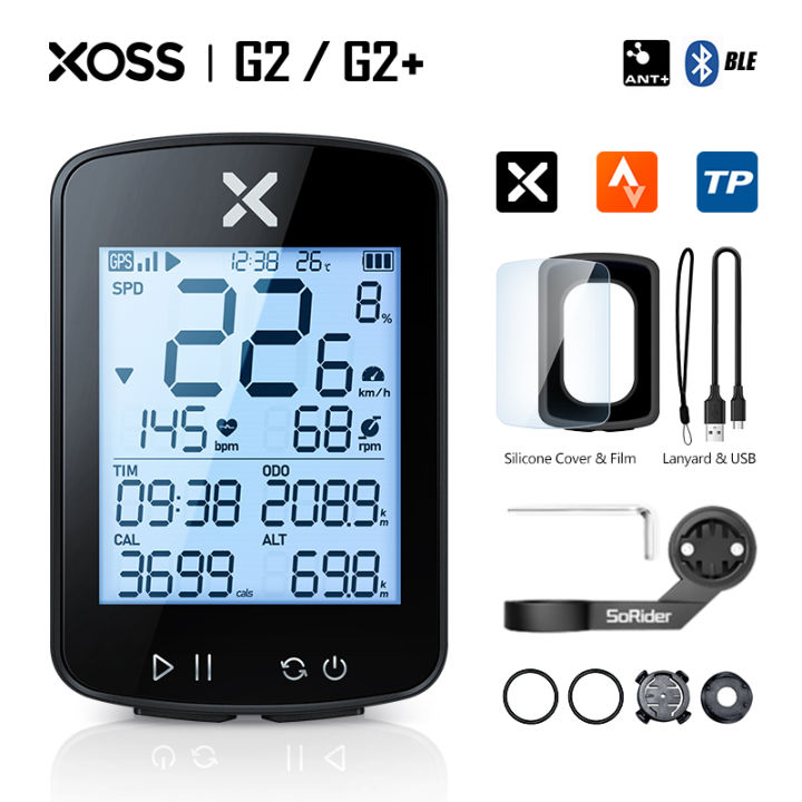 Choice รุ่น xoss g + G2 g Plus 2จักรยานคอมพิวเตอร์จีพีเอสเครื่องติดตาม ...