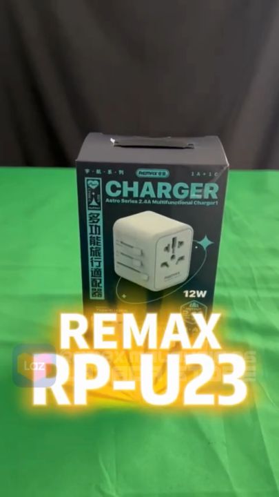REMAX OFFICIAL Portable Universal Travel Power Adapter Plug Socket USB ...
