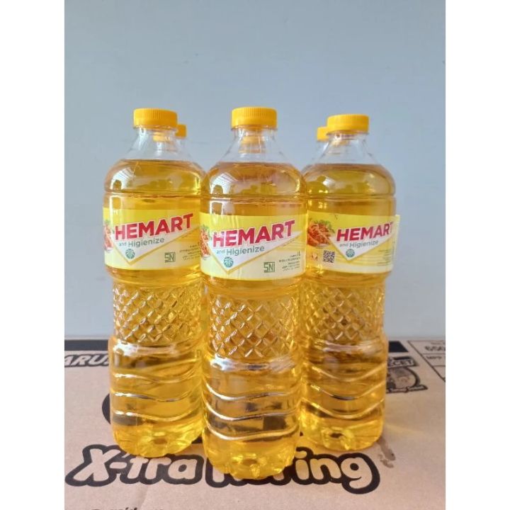 Minyak Goreng Hemart 1 liter Minyak Hemart Kemasan Botol 1L | Lazada ...