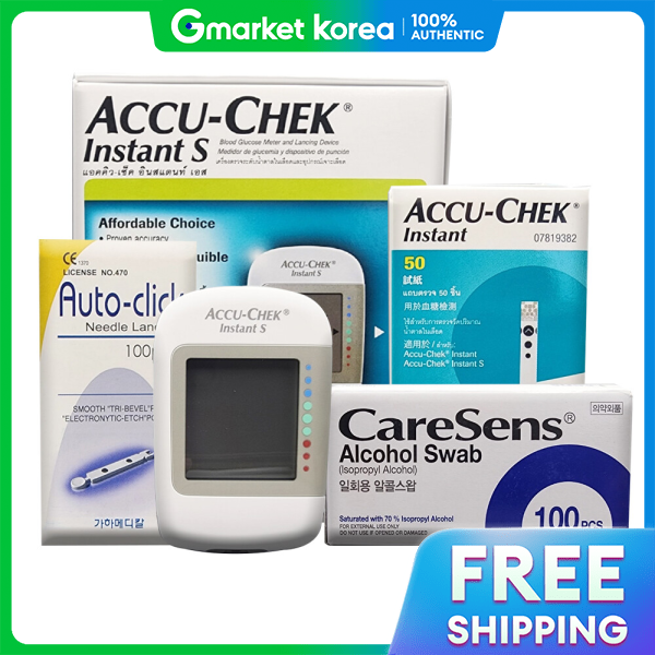 ACCU-CHEK | Accu-Chek Instant Blood Glucose Meter + 50 Test Strips ...