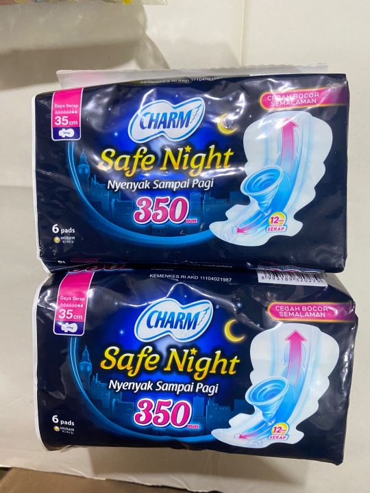 CHARM SAFE NIGHT 35cm ISI 6pads | Lazada Indonesia