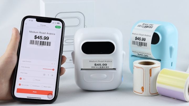 MarkLife P50 15-75mm Continuous and Gap Label Printer, Portable ...