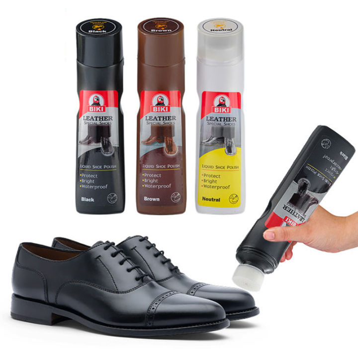 Neutral Brown Black Leather Care Cleaning Liquid Shoe Polish | Lazada PH