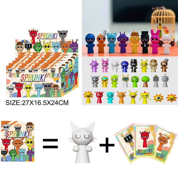 Sprunki Figurine Model Sprunky Figuras 7cm PVC Sprunki Game Action ...