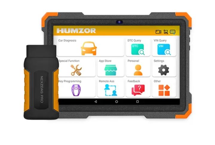 HUMZOR ND366E Auto Scann BT5.0 Wireless Full System Car Diagnostic Tool ...