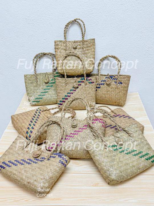 Small Beg Mengkuang | Ayaman Penan Bag | Anyaman Pouch Bag | Mengkuang ...