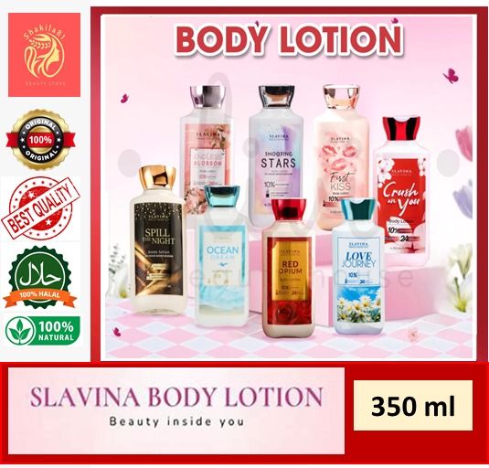 SLAVINA BODY LOTION 350 ML | 8 VARIANT | | Lazada Indonesia