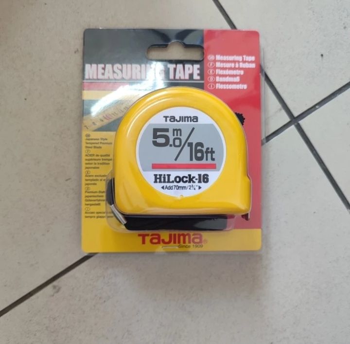 Meteran Roll Measuring Tape Panjang 5 Meter TAJIMA | Lazada Indonesia