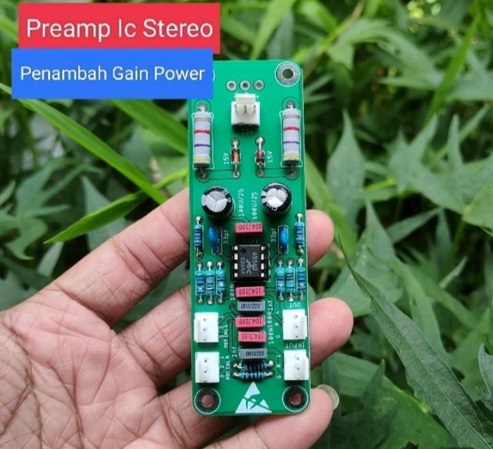 PREAMP BUFFER STEREO PENGUAT GAIN IC | Lazada Indonesia