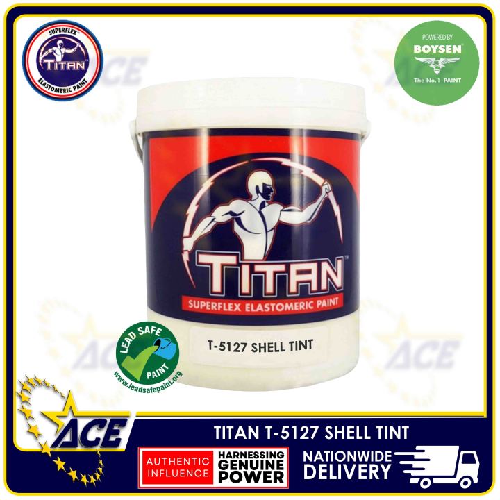 Titan Superflex Elastomeric Paint T-5127 Shell Tint 16 Liters | Lazada PH