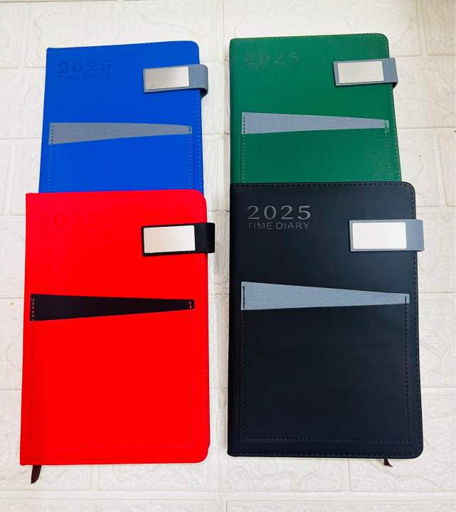 New 2025 Years Planner Journal Calendar Notebook Book w/Clip 2025 daily ...