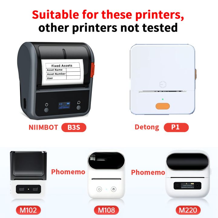 【Local Stock】NIIMBOT B3S / P1 Thermal Label, Portable Mini Printer Machine Maker Sticker Tag ...