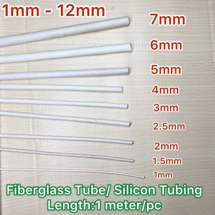 FIBER GLASS TUBE 1MM-12MM SILICON TUBING | Lazada PH