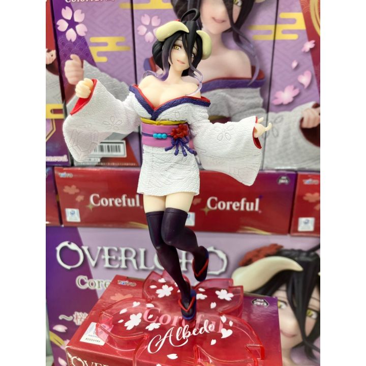 Authentic TAITO Overlord Albedo (Sakura Kimono Ver.) Coreful Figure ...