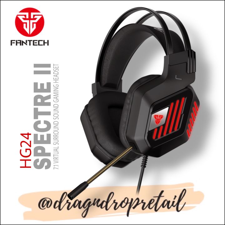 FANTECH HG24 SPECTRE II Virtual 7.1 Surround Sound Gaming Headset ...