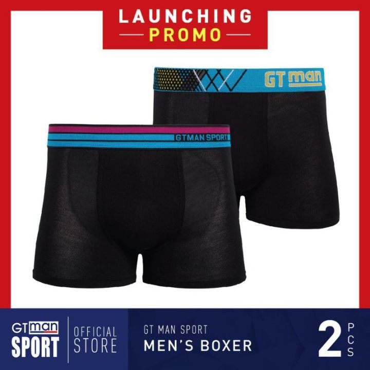 Celana Dalam Boxer Pria GT Man - GTR05 - 2 Pcs - Sport Underwear ...