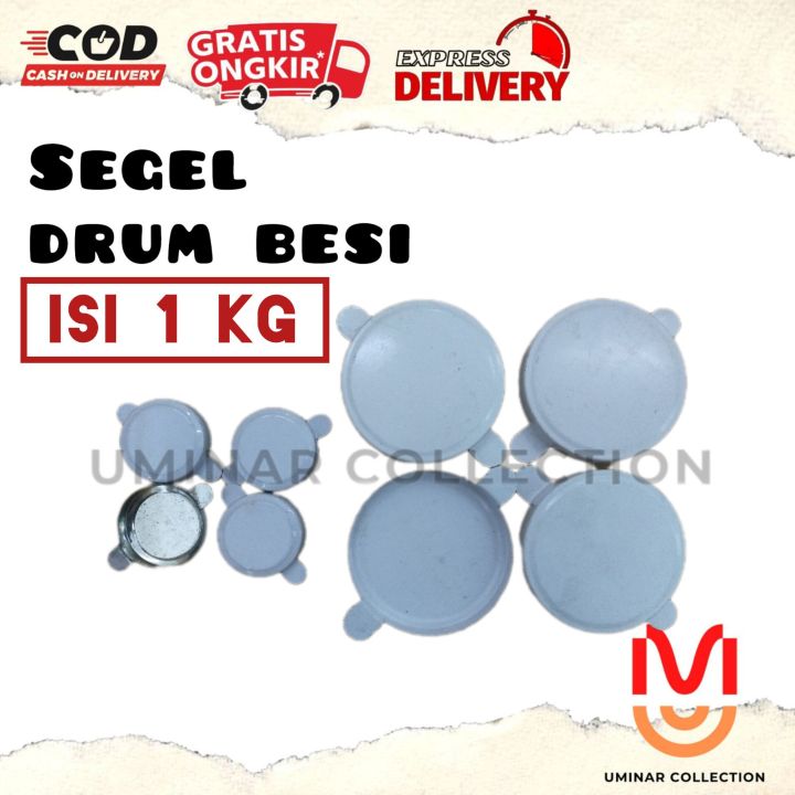 (ISI 1 KG) Segel Tutup Drum Besi | Penyegel Cup Besi Besar & Kecil ...