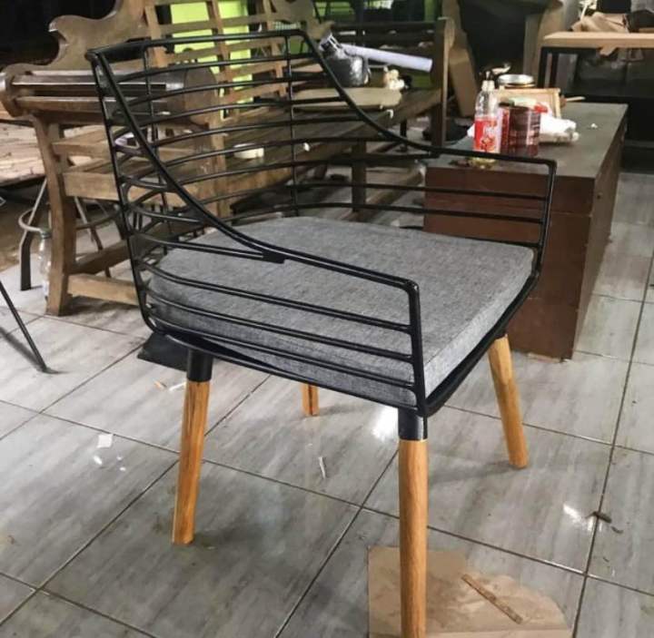 KURSI TAMAN BESI KAYU / KURSI SOFA CUSTOM | Lazada Indonesia