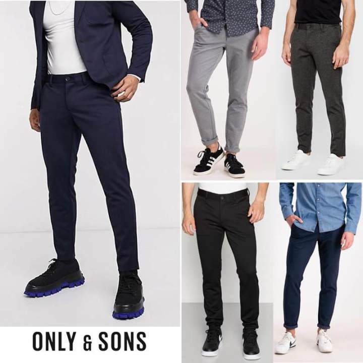 กางเกงขายาวONLY & SONS ONSMARK PANT ( GW 0209 ) | Lazada.co.th