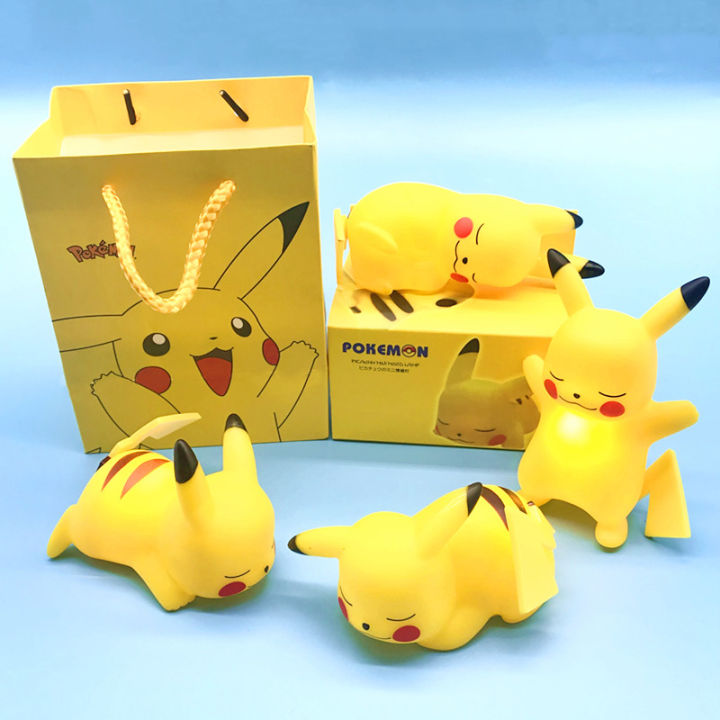 Pokemon Pikachu Night Light Glowing Toy Cute Kawaii Bedside Light ...
