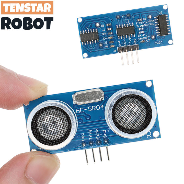 TENSTAR ROBOT Ultrasonic sensor HC-SR04 HCSR04 to world Ultrasonic Wave Detector Ranging Module ...