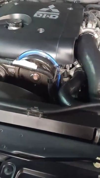 Transparent Timing Belt Cover for Montero Strada 4d56 engine Made in ...