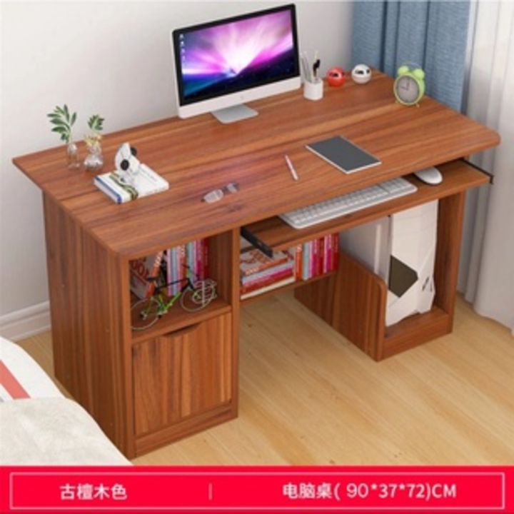 PPP Computer Desk 80 90 100 120cm Study Table Desktop Home Bedroom ...